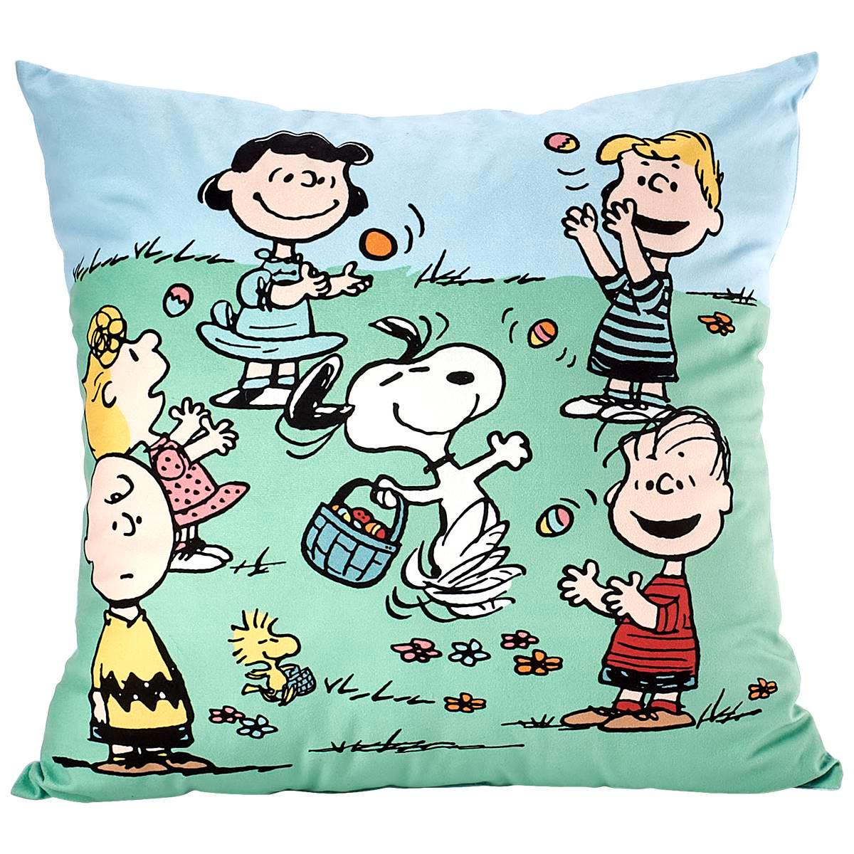 Click here for Nourison Peanuts Gang Happy Easter Decorative Pill... prices