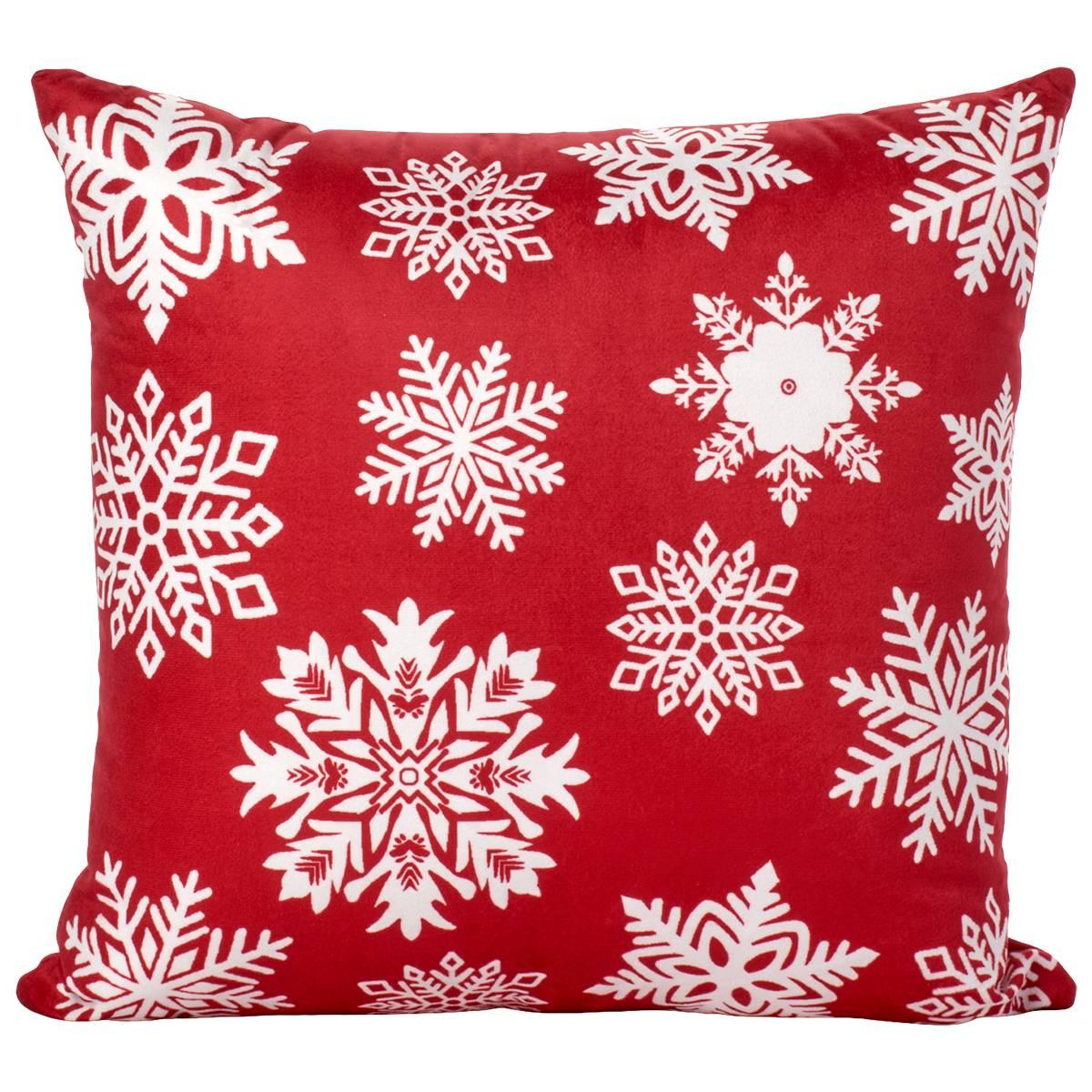 Click here for Nourison Snowflake Print Decorative Pillow - 18x18 prices