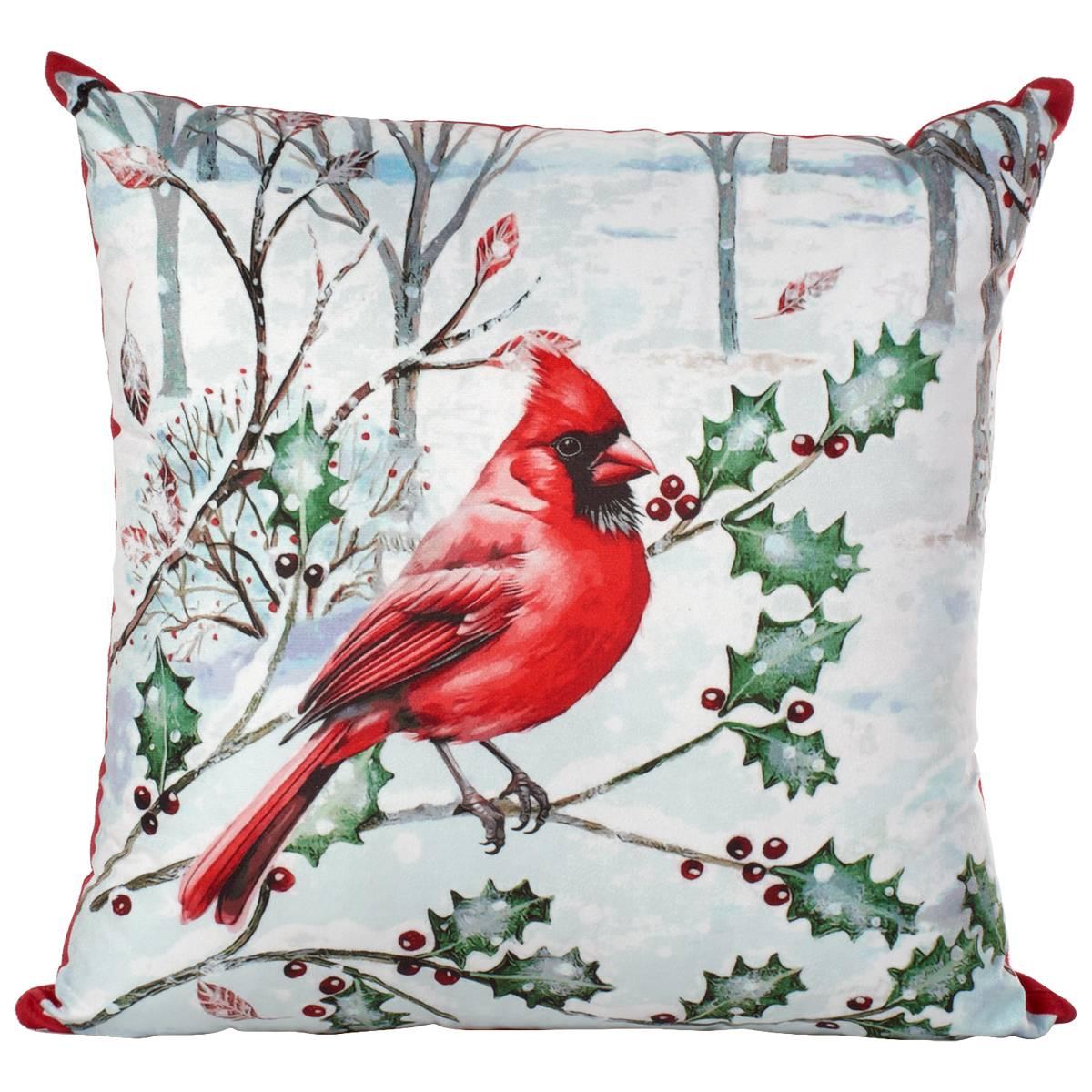 Click here for Nourison Cardinal on Branch Decorative Pillow - 18... prices