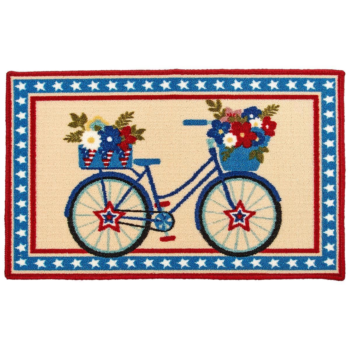 Click here for Nourison Patriotic Bicycle Accent Rug prices
