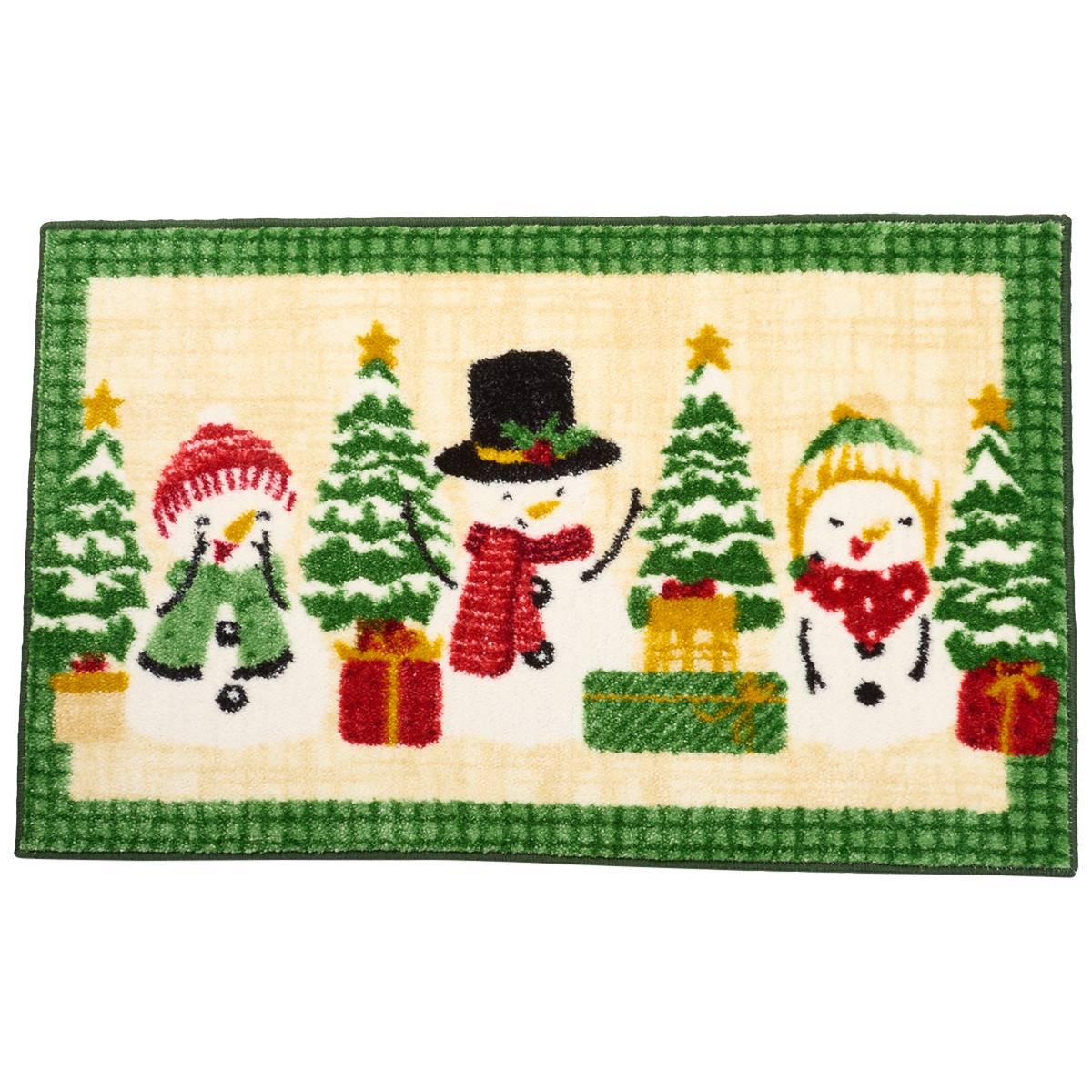 Click here for Nourison Snowman Tree Accent Decor Mat prices