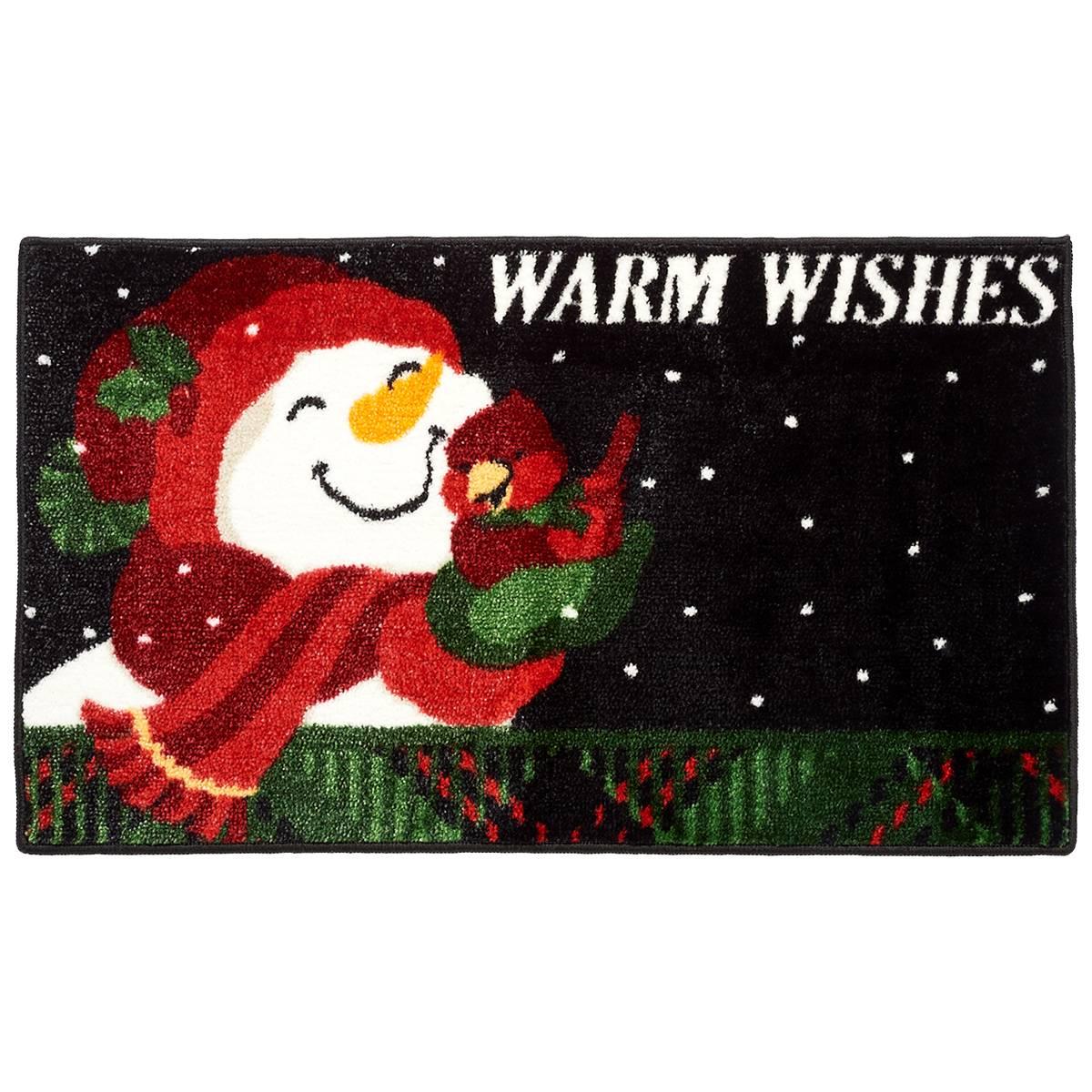 Click here for Nourison Snowman with Black Background Accent Rug prices