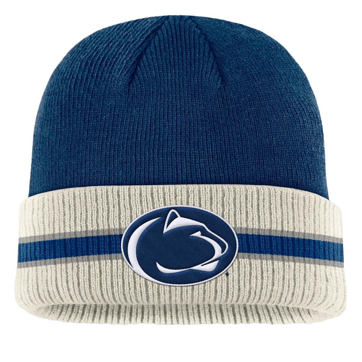 Click here for Mens Fanatics NCAA Penn State Silas Knit Hat prices