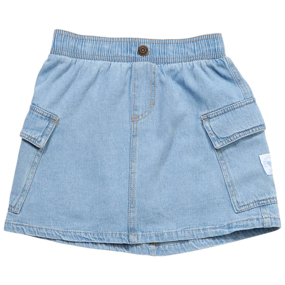 Click here for Girls (7-16) Aeropostale Denim Cargo Skort prices