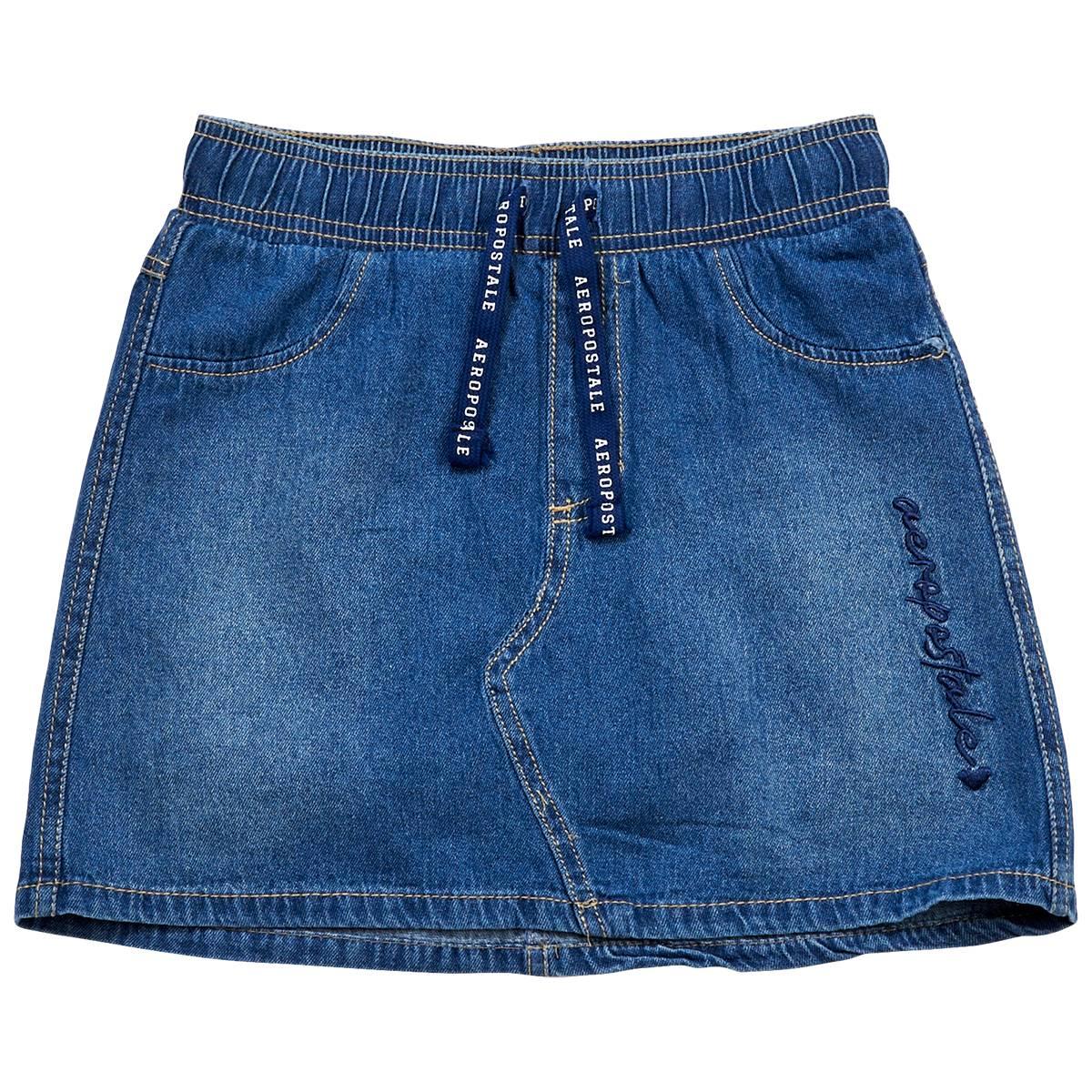Click here for Girls (7-16) Aeropostale Embroidered Denim Skort prices
