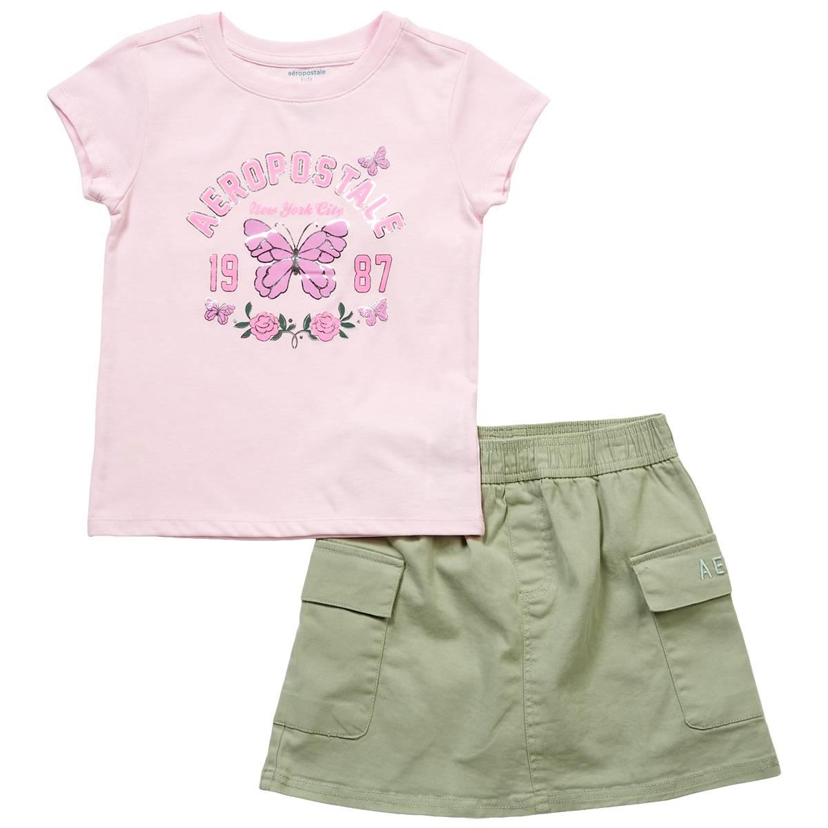 Click here for Girls (7-12) Aeropostale Butterfly Tee w/ Cargo Tw... prices