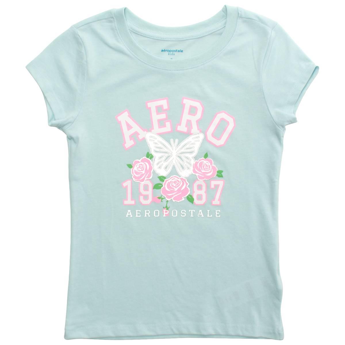 Click here for Girls (7-16) Aeropostale Short Sleeve Rose Graphic... prices