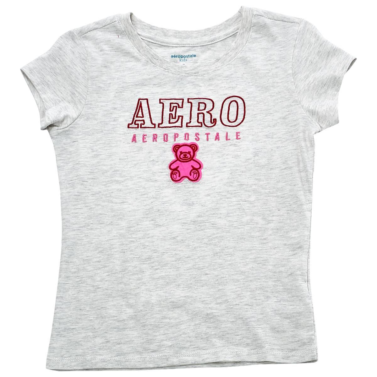 Click here for Girls (7-16) Aeropostale Short Sleeve Bear Embroid... prices
