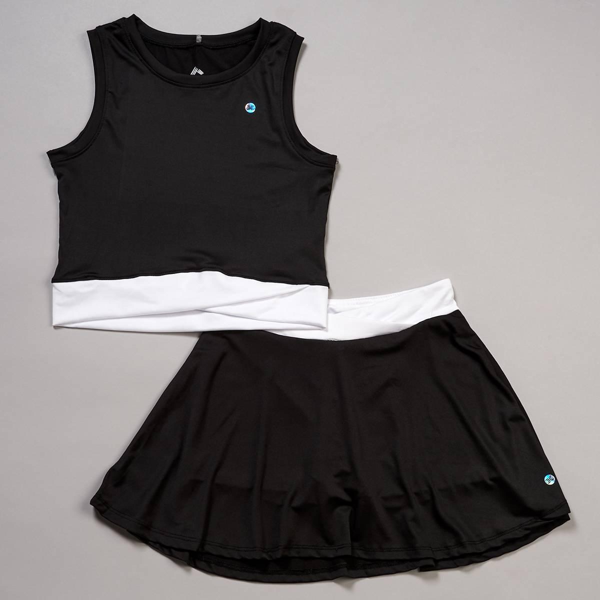 Click here for Girls (7-12) RBX 2pc. Crossover Tank & Skort Set -... prices