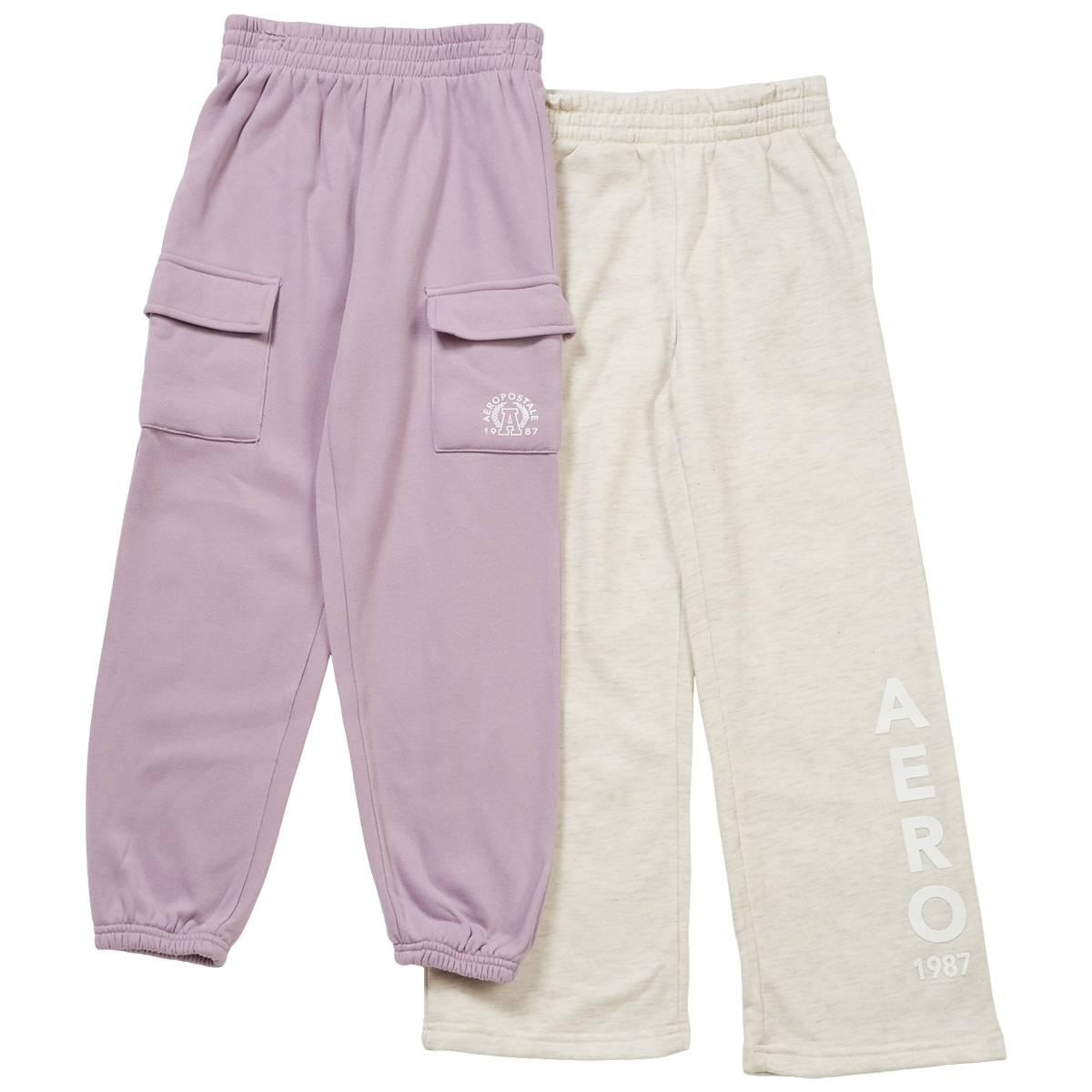 Click here for Girls (7-16) Aeropostale 2pk. Cargo & Wide Leg Swe... prices