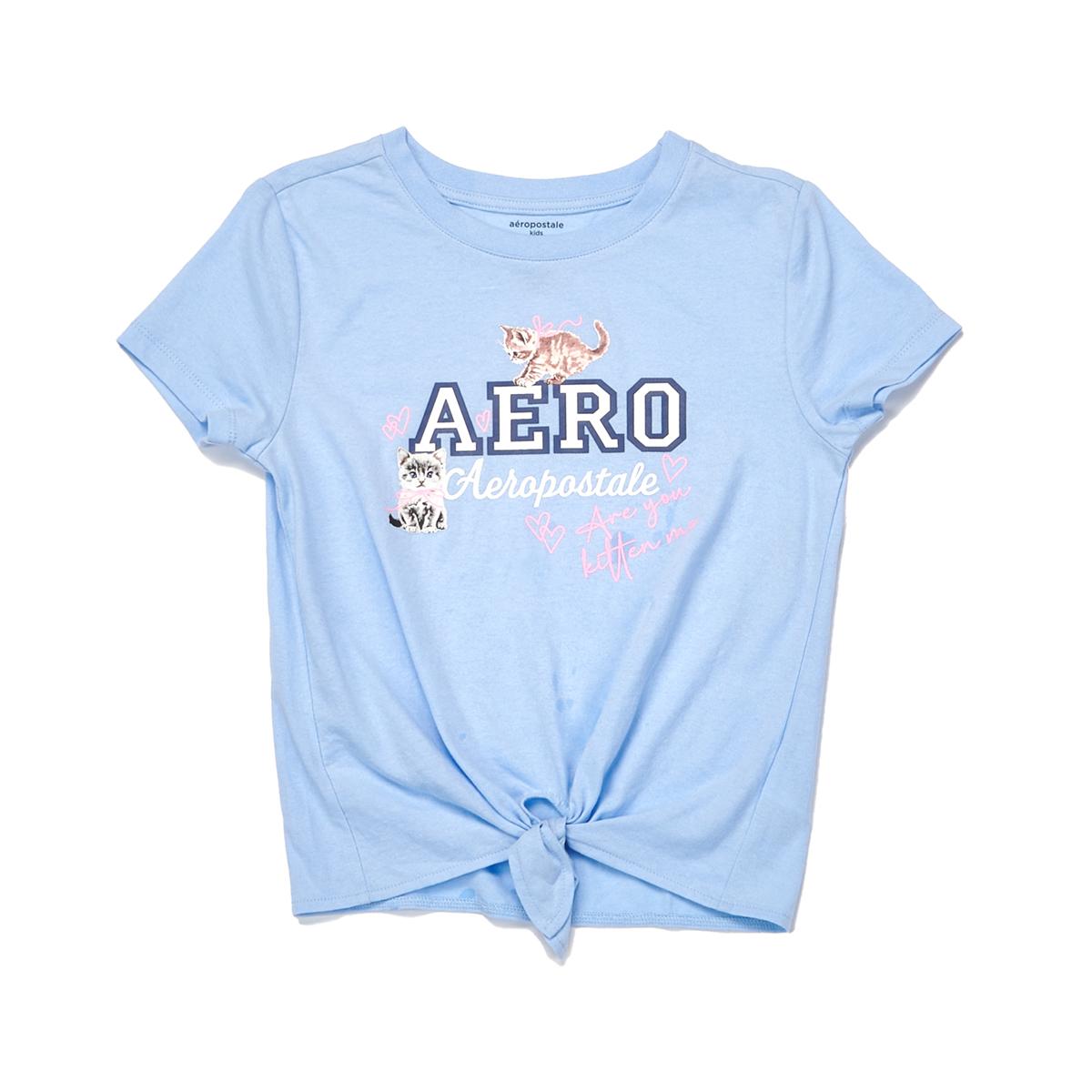 Click here for Girls (7-16) Aeropostale Short Sleeve Tie Front Ki... prices