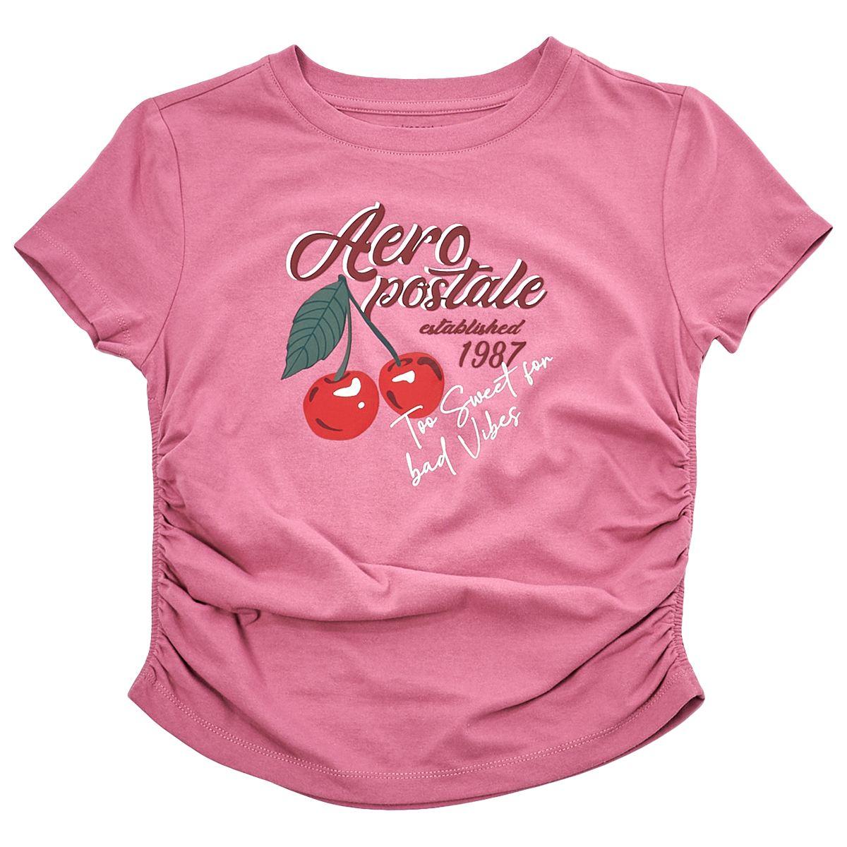 Click here for Girls (7-16) Aeropostale Short Sleeve Side Cinched... prices