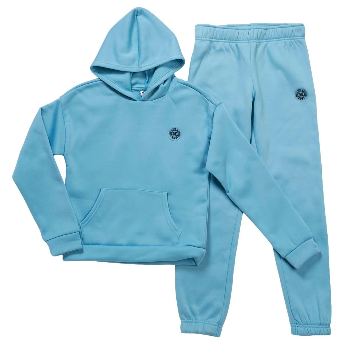 Click here for Girls (7-12) RBX 2pc. Solid Fleece Lined Hoodie &... prices