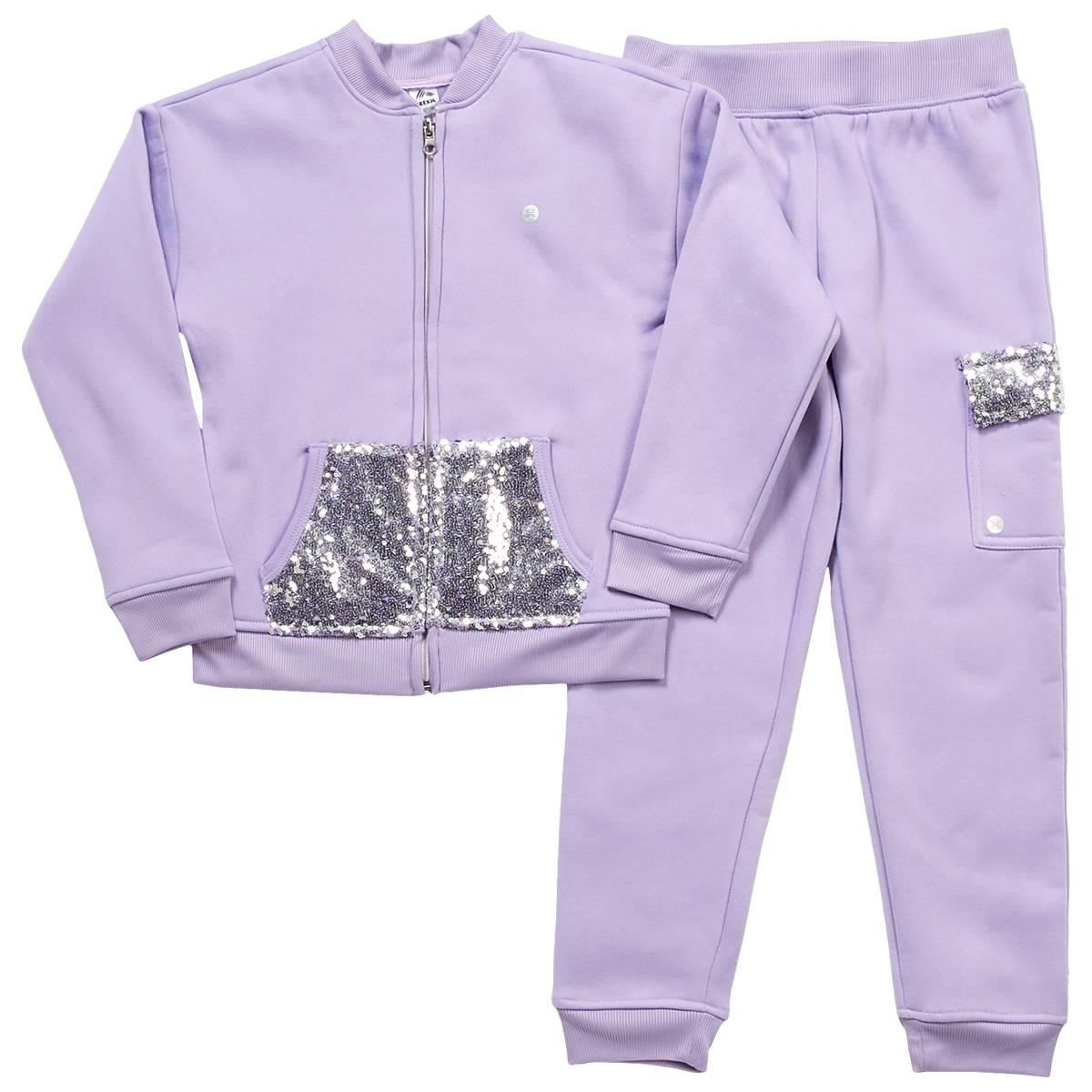 Click here for Girls (7-12) RBX Sequin Pocket Zip Up Jacket with... prices