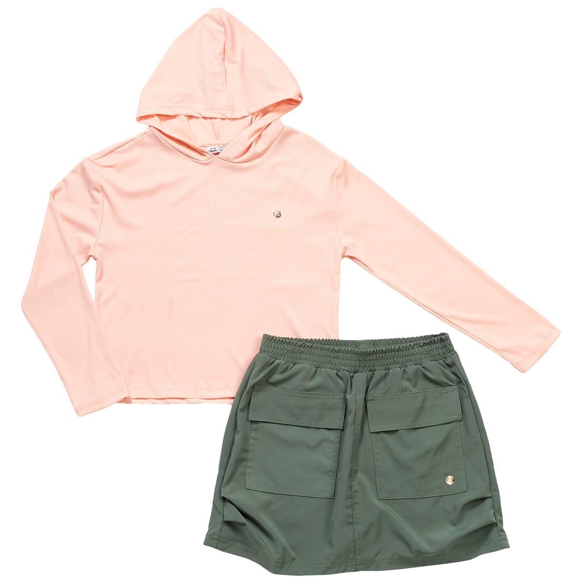 Click here for Girls (7-12) RBX Long Sleeve Hooded Tee & Cargo Po... prices