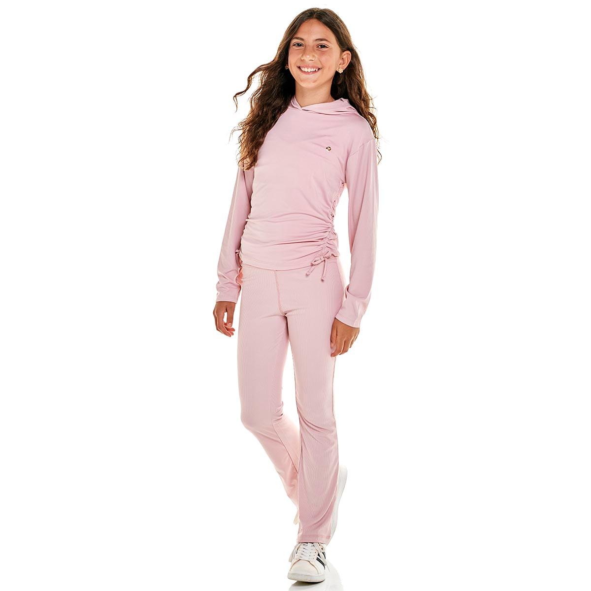 Click here for Girls (7-12) RBX Long Sleeve Hooded Top & Flare Le... prices