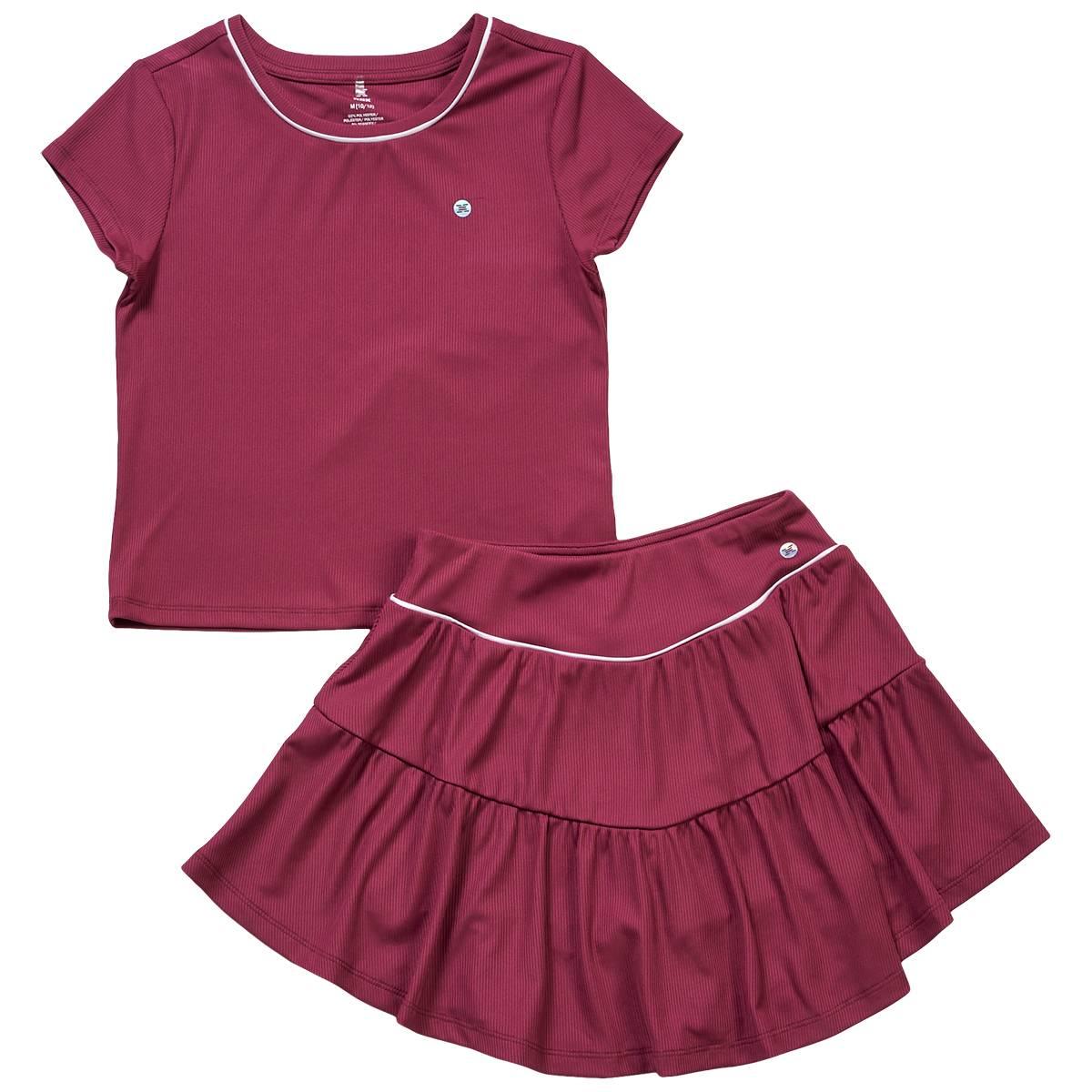 Click here for Girls (7-12) RBX 2pc. Short Sleeve Ribbed Top & Sk... prices