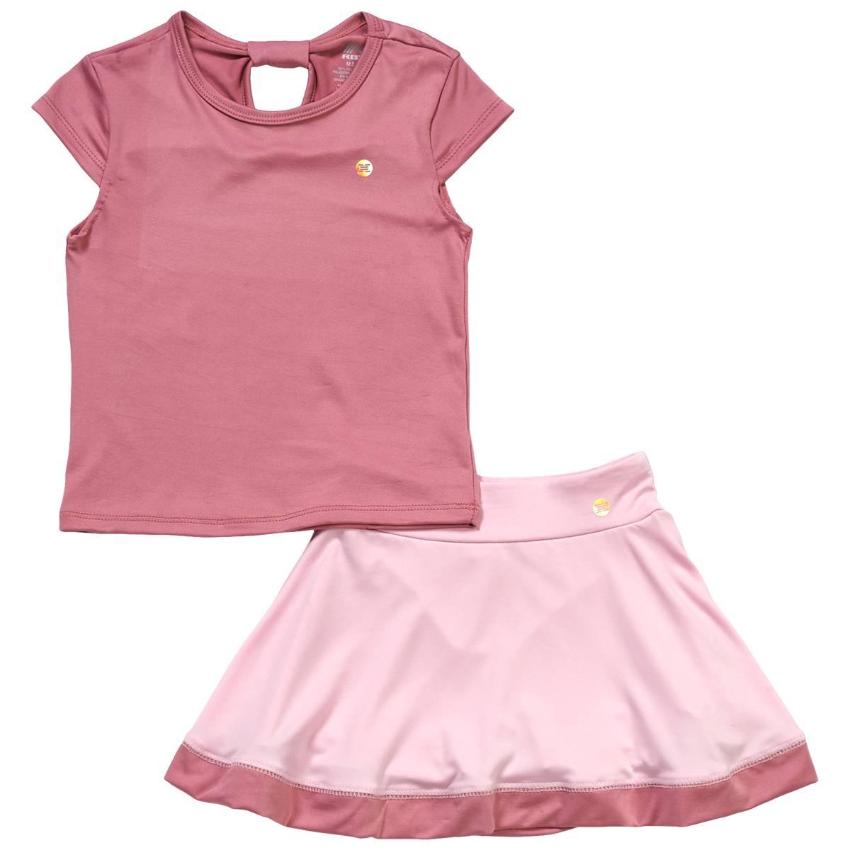 Click here for Girls (7-16) RBX Keyhole Tee w/ Color Block Skort... prices