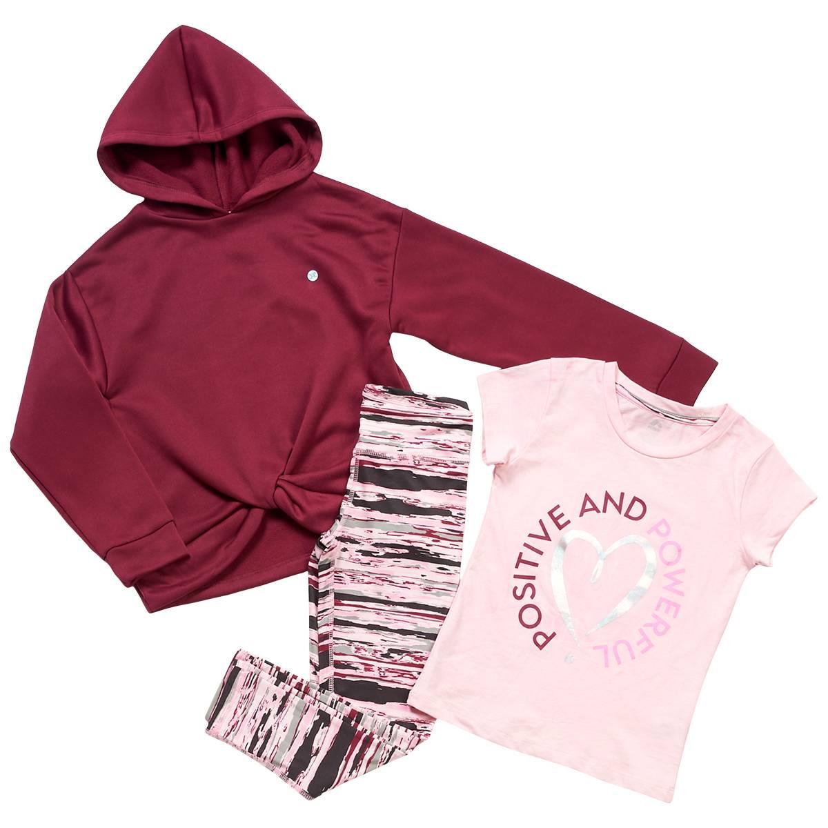 Click here for Girls (7-16) RBX 3pc. Solid Hoodie Powerful Tee &... prices