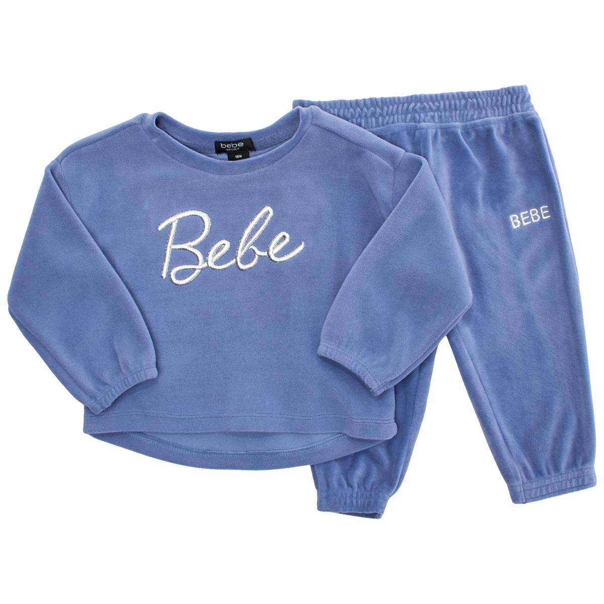 Click here for Baby Girl (12-24M) Bebe Fleece Sweatshirt & Jogger... prices