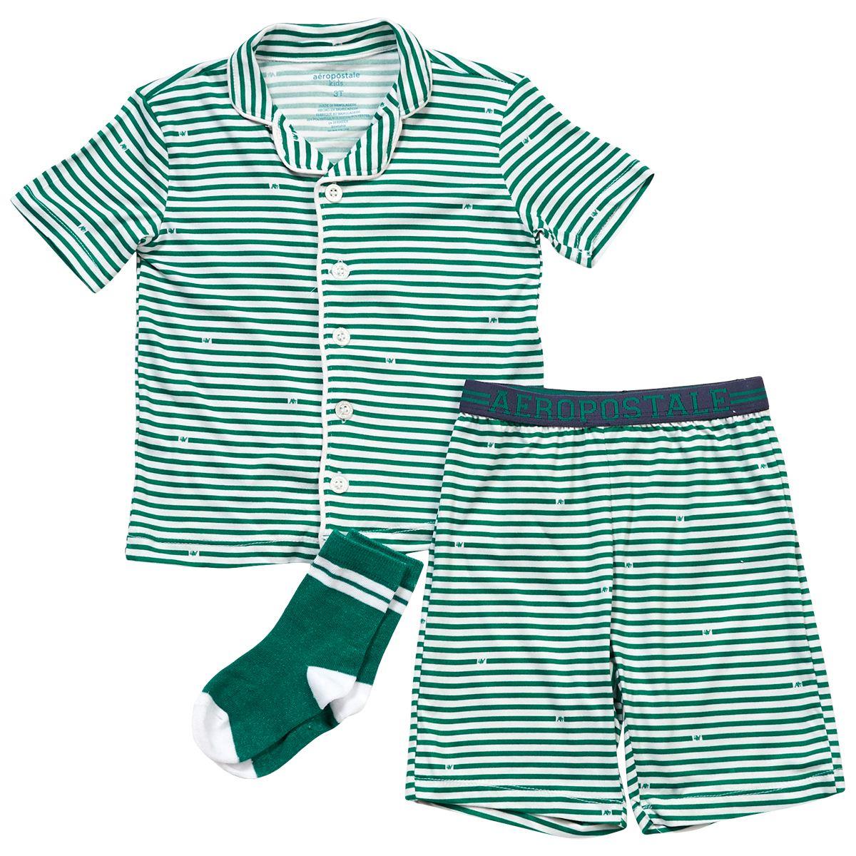 Click here for Toddler Boy Aeropostale Aero Striped Pajama Set wi... prices