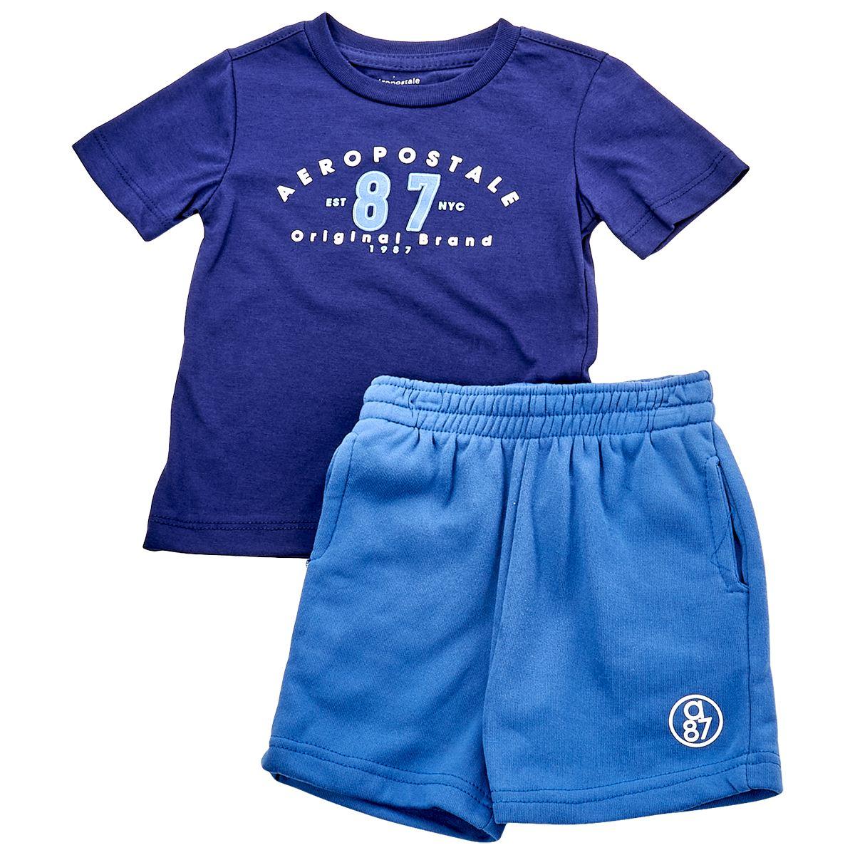 Click here for Toddler Boy Aeropostale Shirt And Shorts Set - Blu... prices