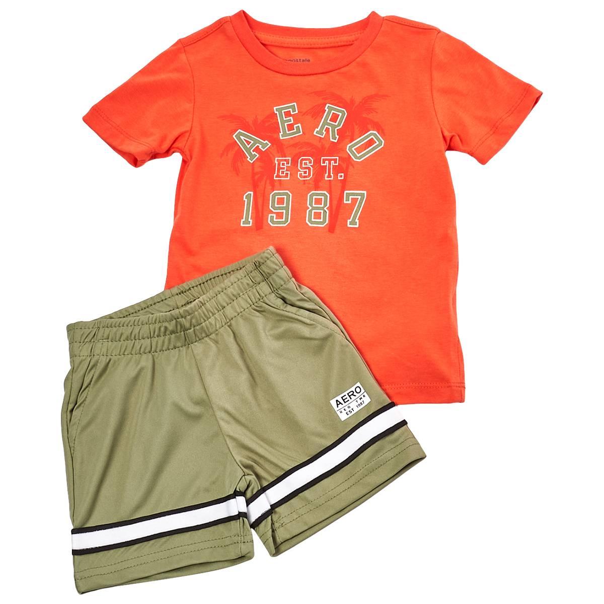 Click here for Toddler Boy Aeropostale Tee And Shorts Set - Ember... prices