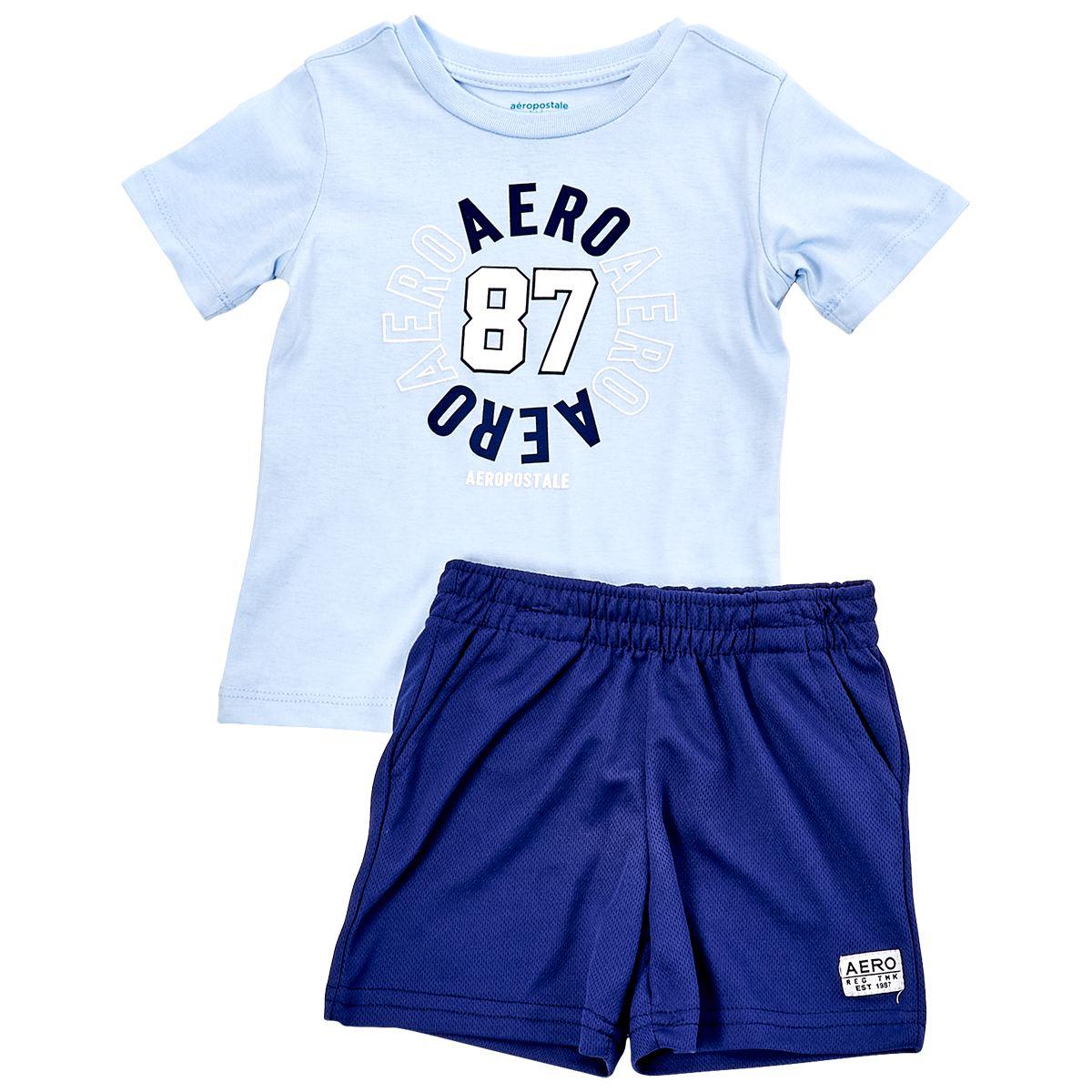 Click here for Toddler Boy Aeropostale Shirt & Shorts Set - Ice W... prices