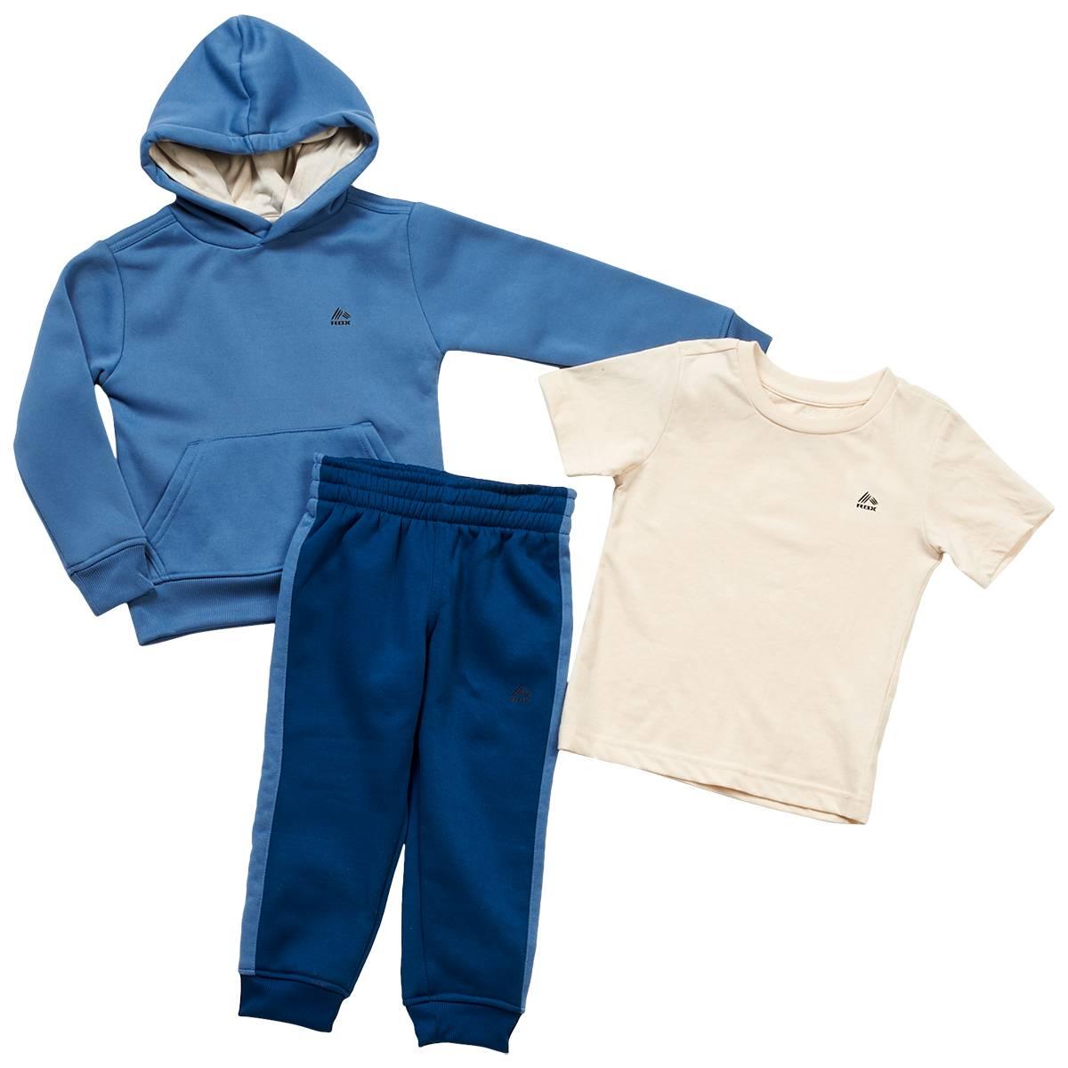Click here for Toddler Boy RBX 3pc. Solid Short Sleeve Tee/Hoodie... prices