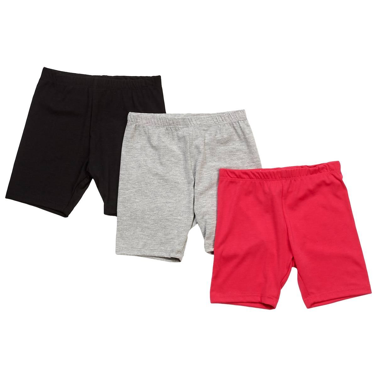 Click here for Girls (4-6x) One Step Up 3pk. Solid Bike Shorts -... prices