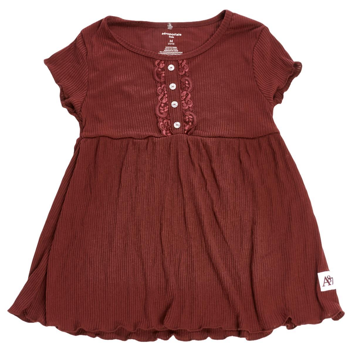 Click here for Girls (7-16) Aeropostale Short Sleeve Babydoll Top prices