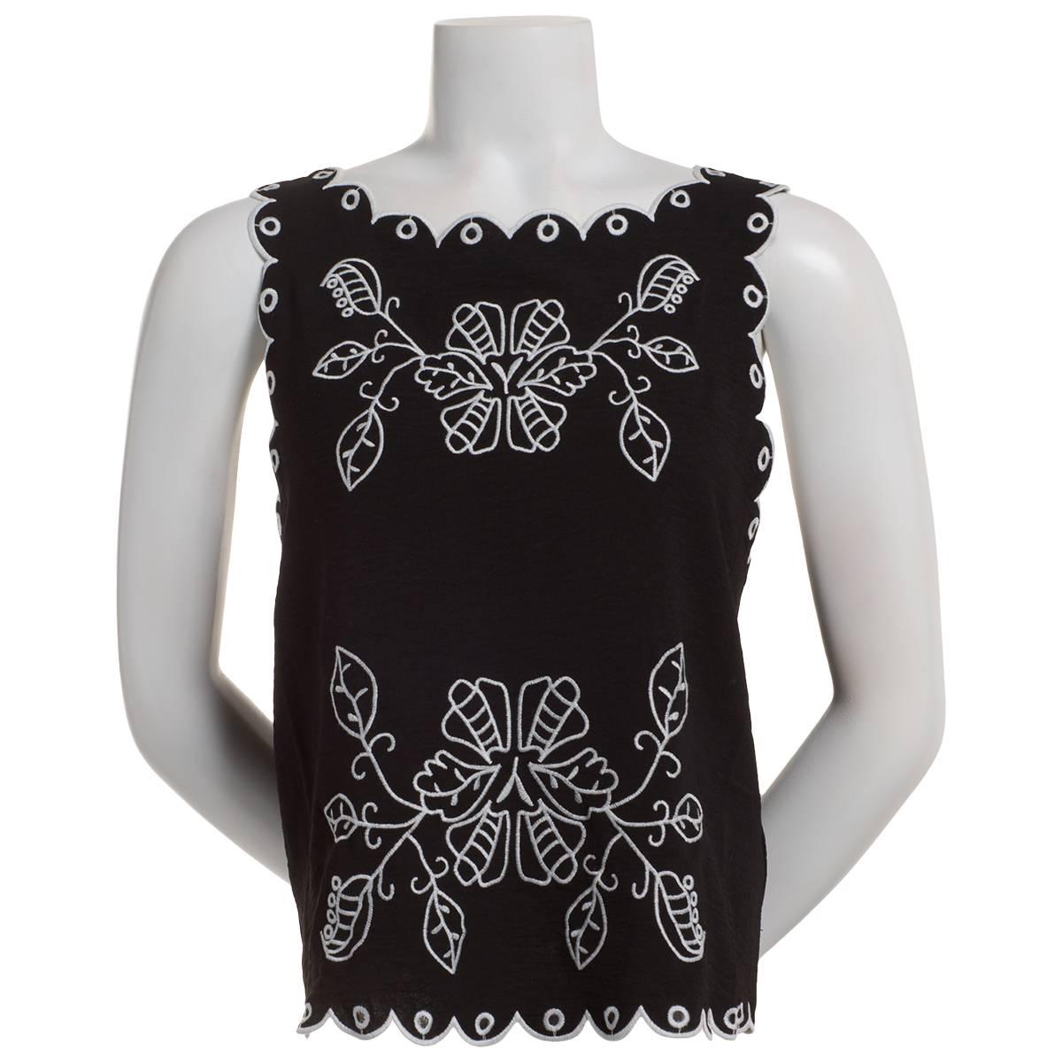Click here for Womens Adrianna Papell Sleeveless Floral Embroider... prices