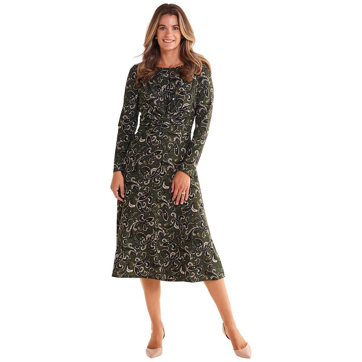 Click here for Womens Perceptions Long Sleeve Paisley Twist Fit &... prices