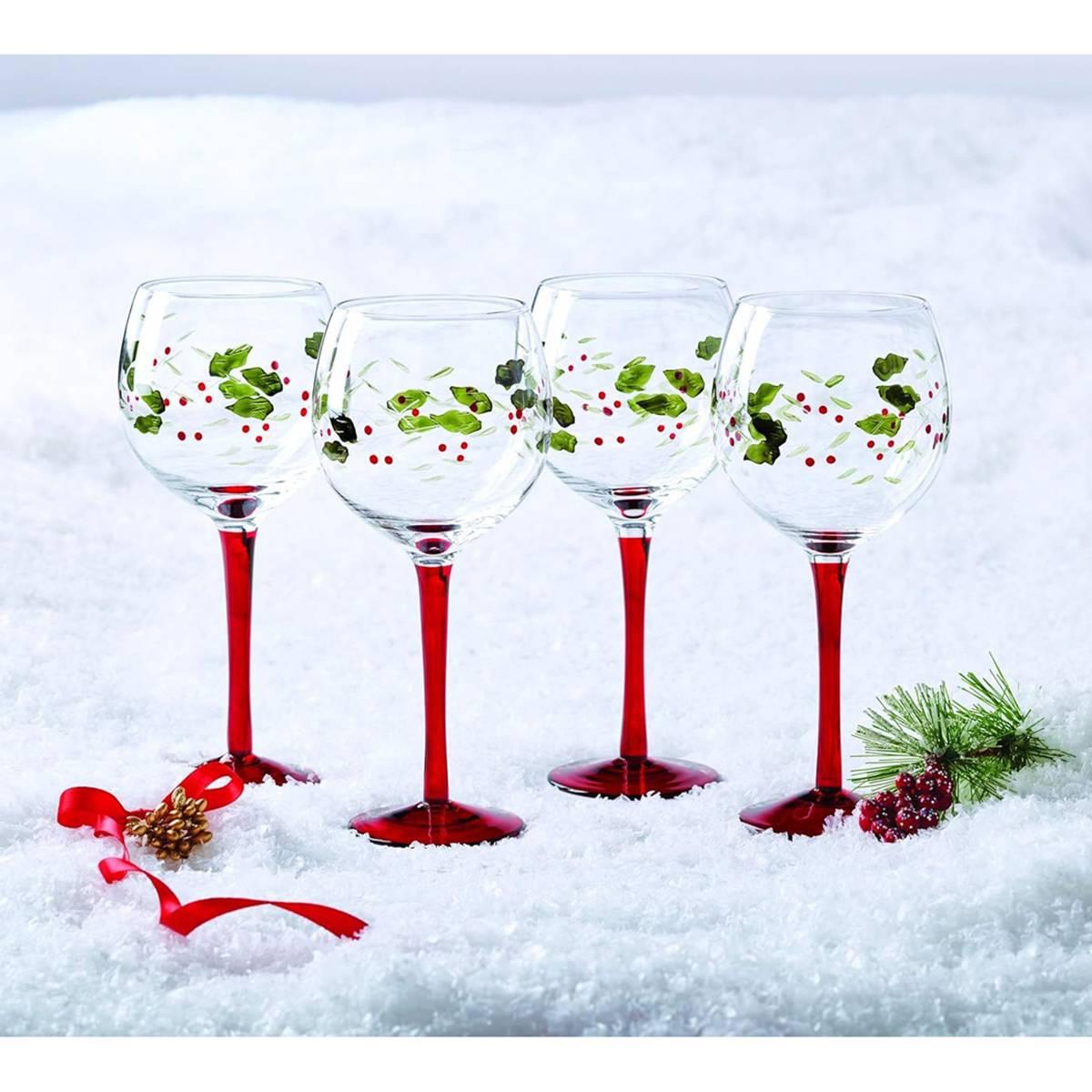 Click here for Pfaltzgraff(R) Winterberry 13oz. Goblets - Set of... prices