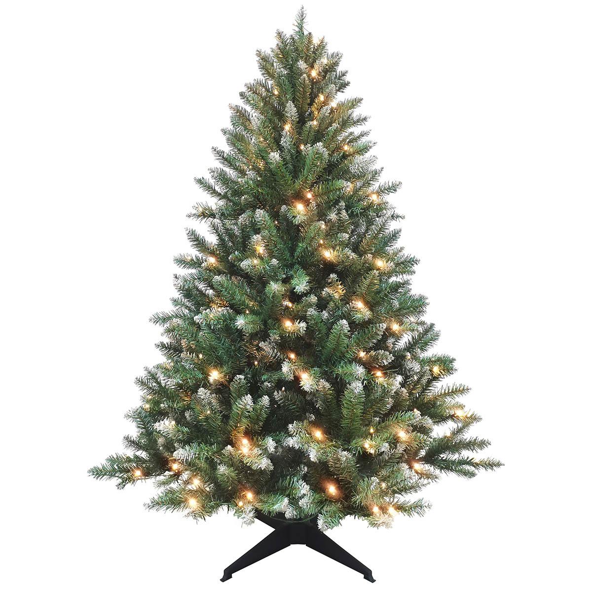 Click here for Puleo International 4.5ft. Blue Fraser Snowy Chris... prices