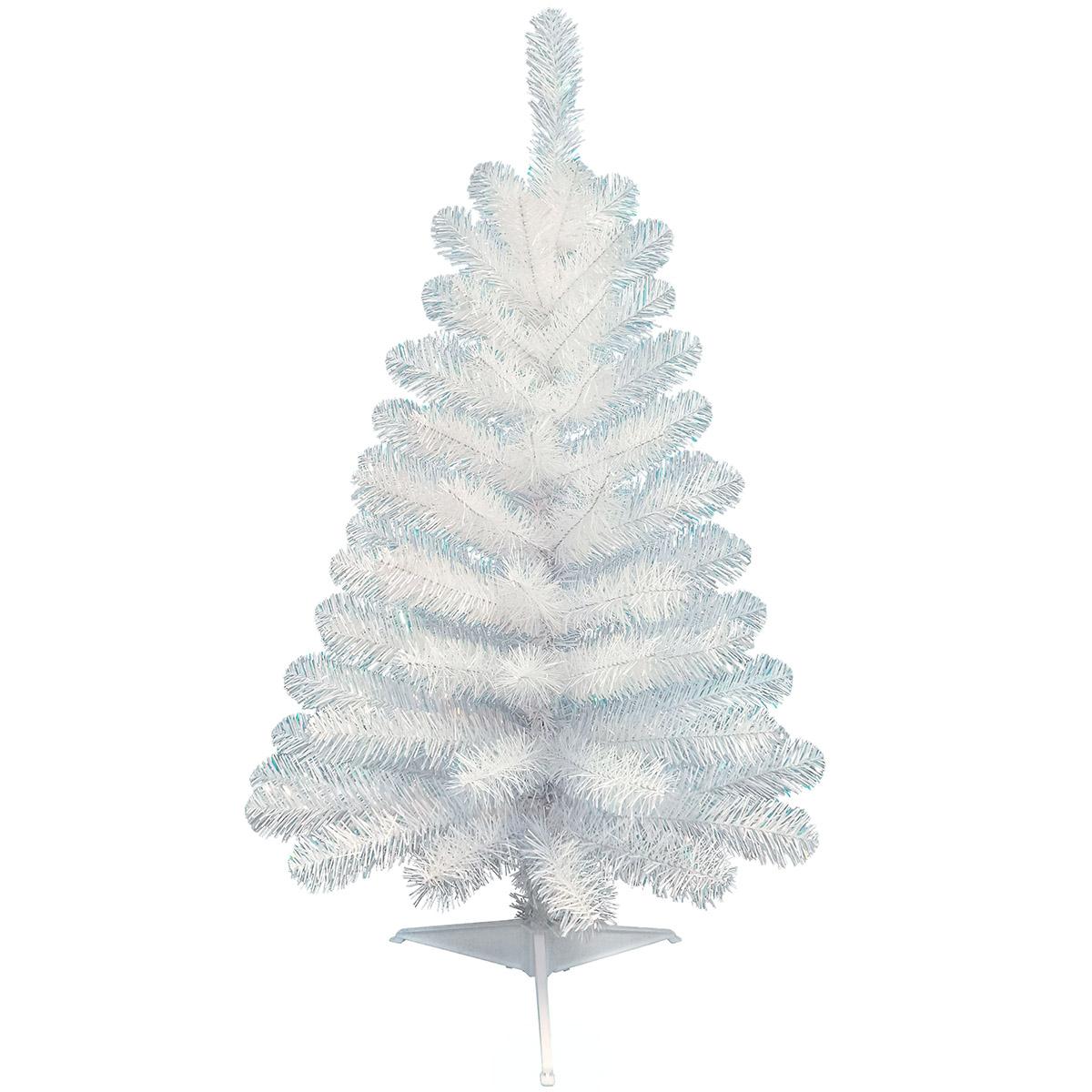 Click here for Puleo International 3ft. White Tinsel Christmas Tr... prices