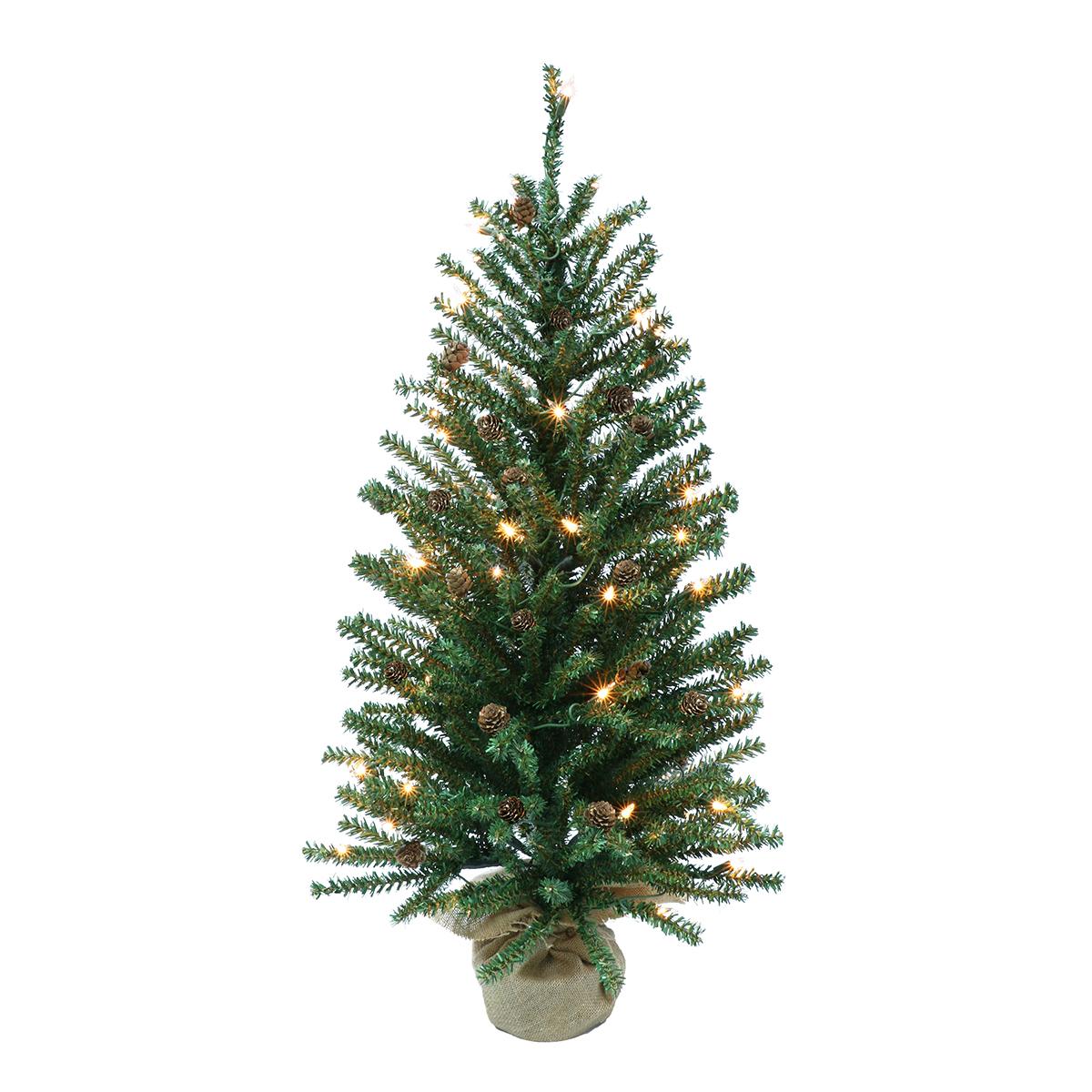 Click here for Puleo International Pre-Lit 4ft. Fir With Cones Ch... prices