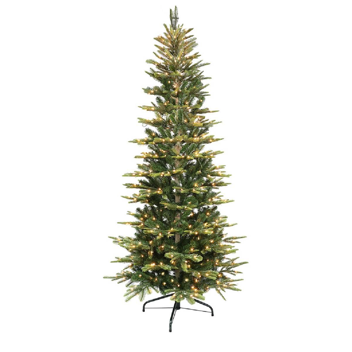 Click here for Puleo Int. 6.5ft. Pre-Lit Slim Aspen Fir Christmas... prices