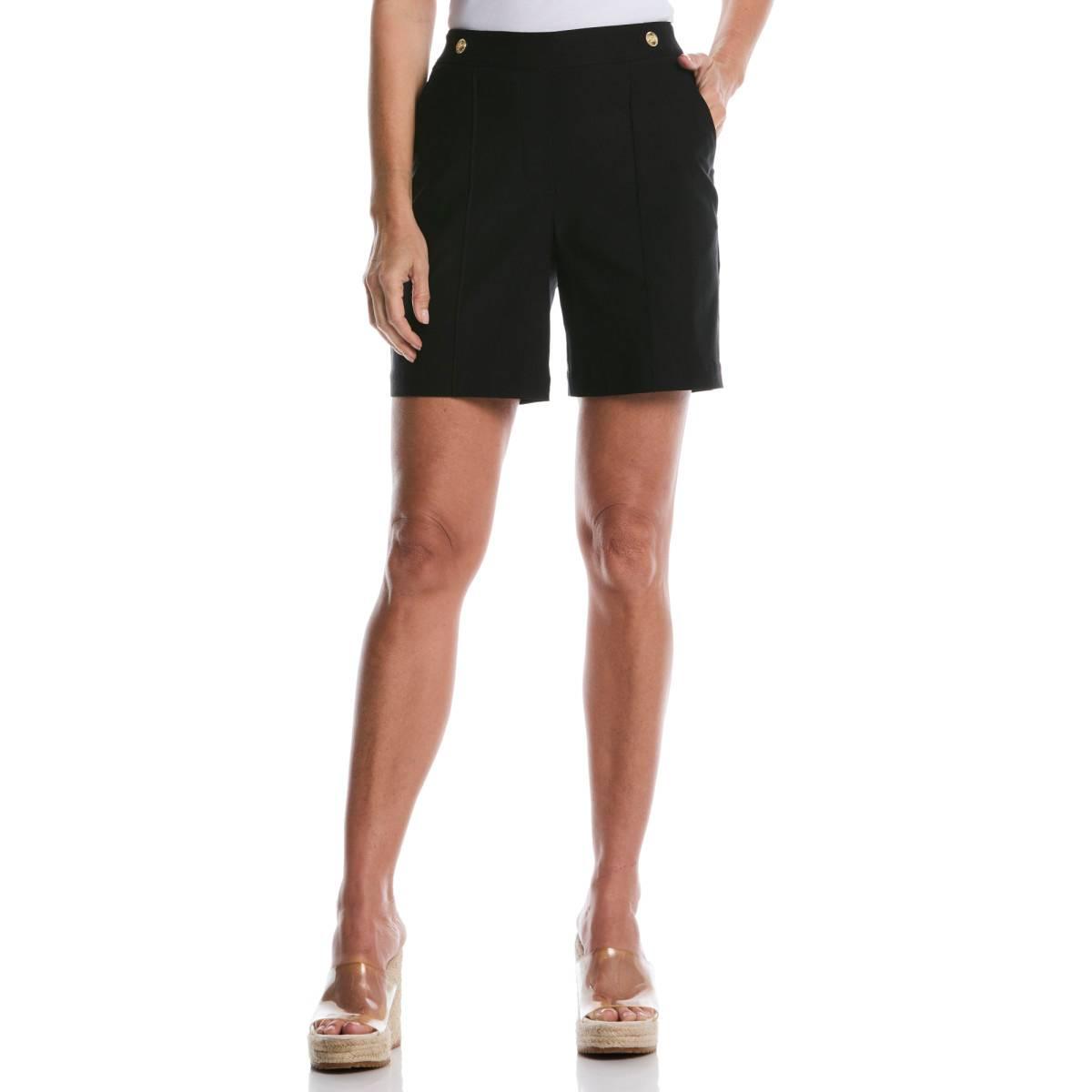 Click here for Womens Rafaella(R) Tab Waist Pintuck Bermuda Short... prices