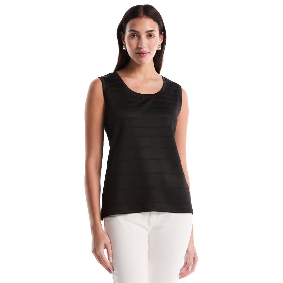 Click here for Womens Rafaella(R) Solid Ottoman Knit Tank Top prices