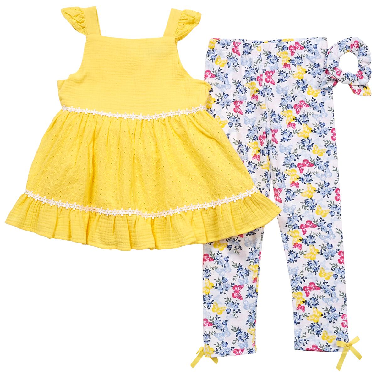 Click here for Girls (4-6x) Rare Editions 2pc. Eyelet Top w/ Flor... prices