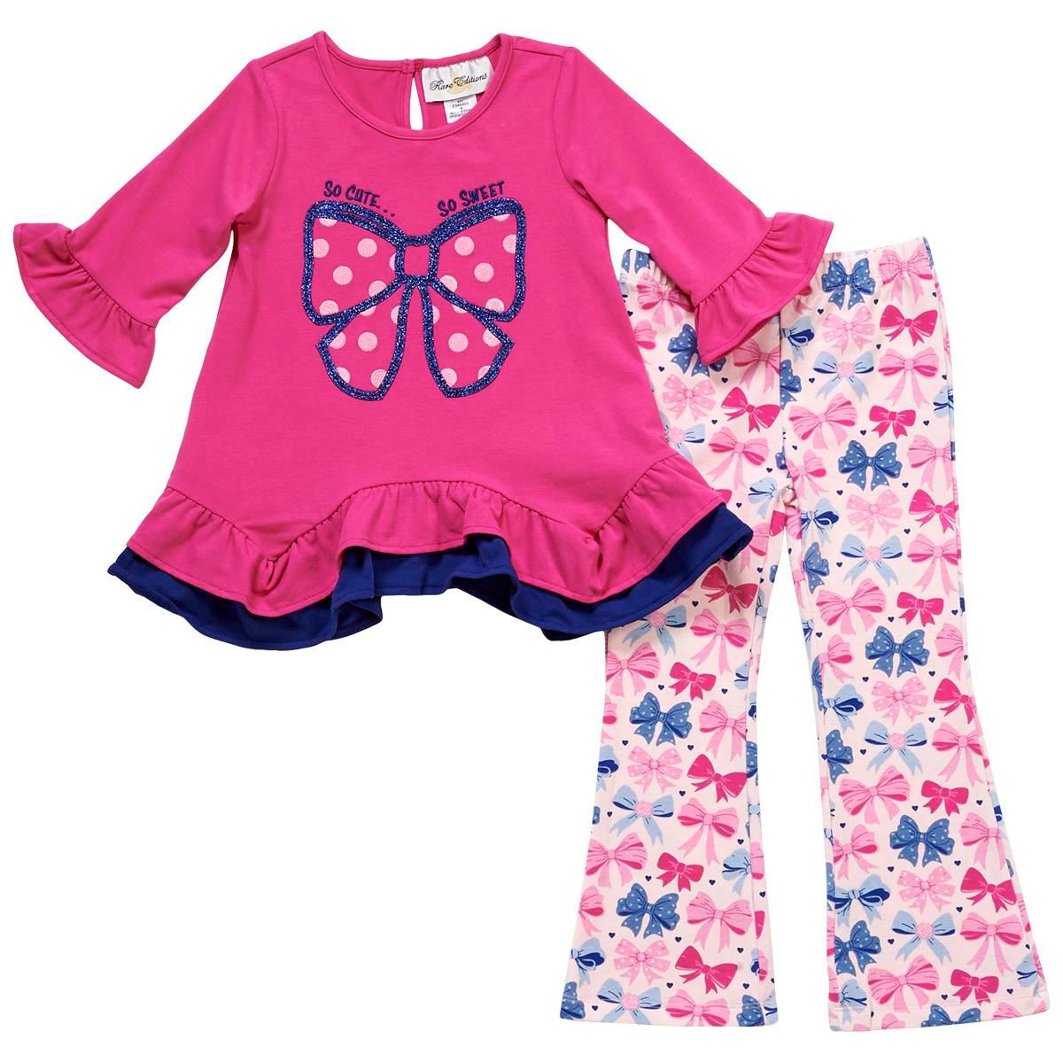 Click here for Girls (4-6x) Rare Editions So Sweet Bow Top & Flar... prices