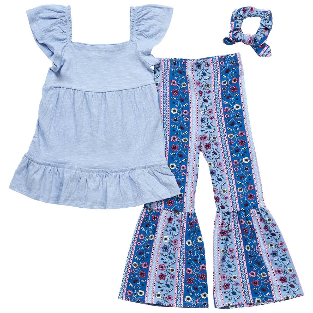 Click here for Girls (4-6x) Rare Editions Boho Tunic & Flare Legg... prices