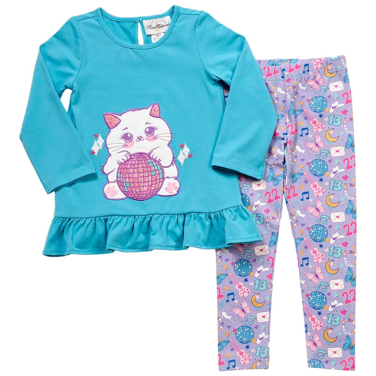 Click here for Girls (4-6x) Rare Editions Long Sleeve Disco Cat T... prices