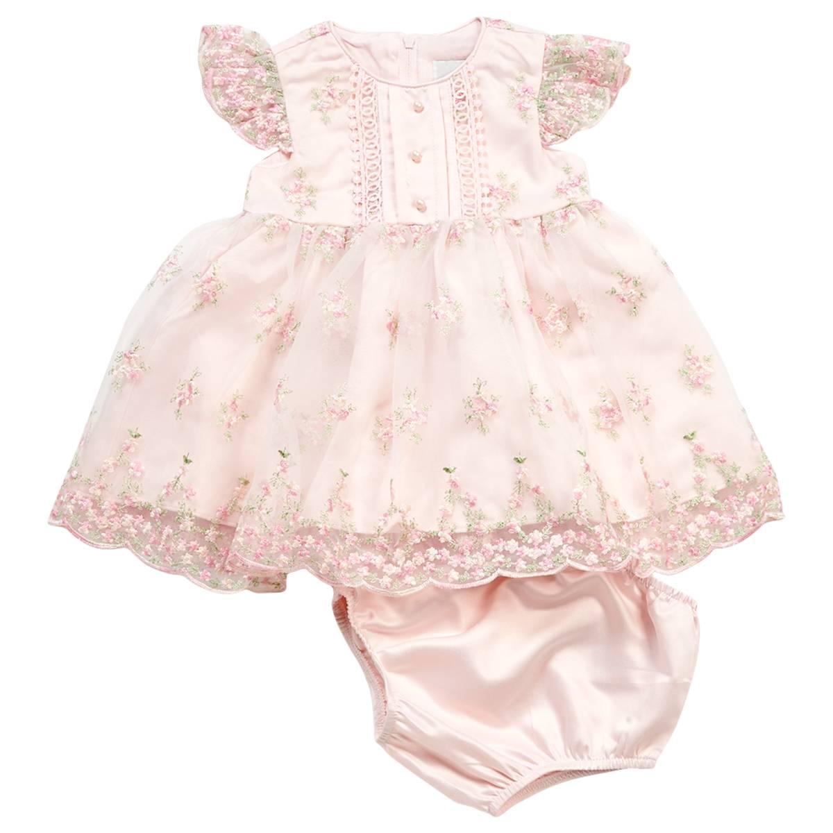 Click here for Baby Girl (12-24M) Rare Editions Floral Embordered... prices