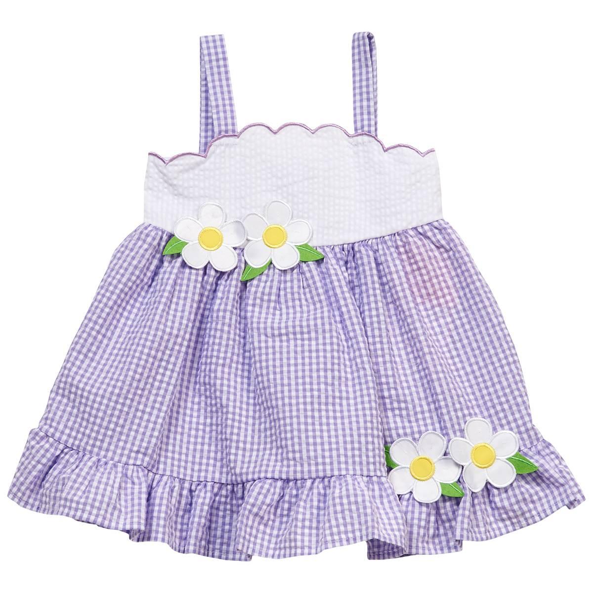 Click here for Toddler Girl Rare Editions Daisy Scalloped Seersuc... prices