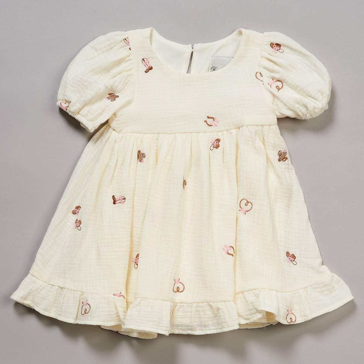 Click here for Toddler Girl Rare Editions Western Embroidered Cot... prices