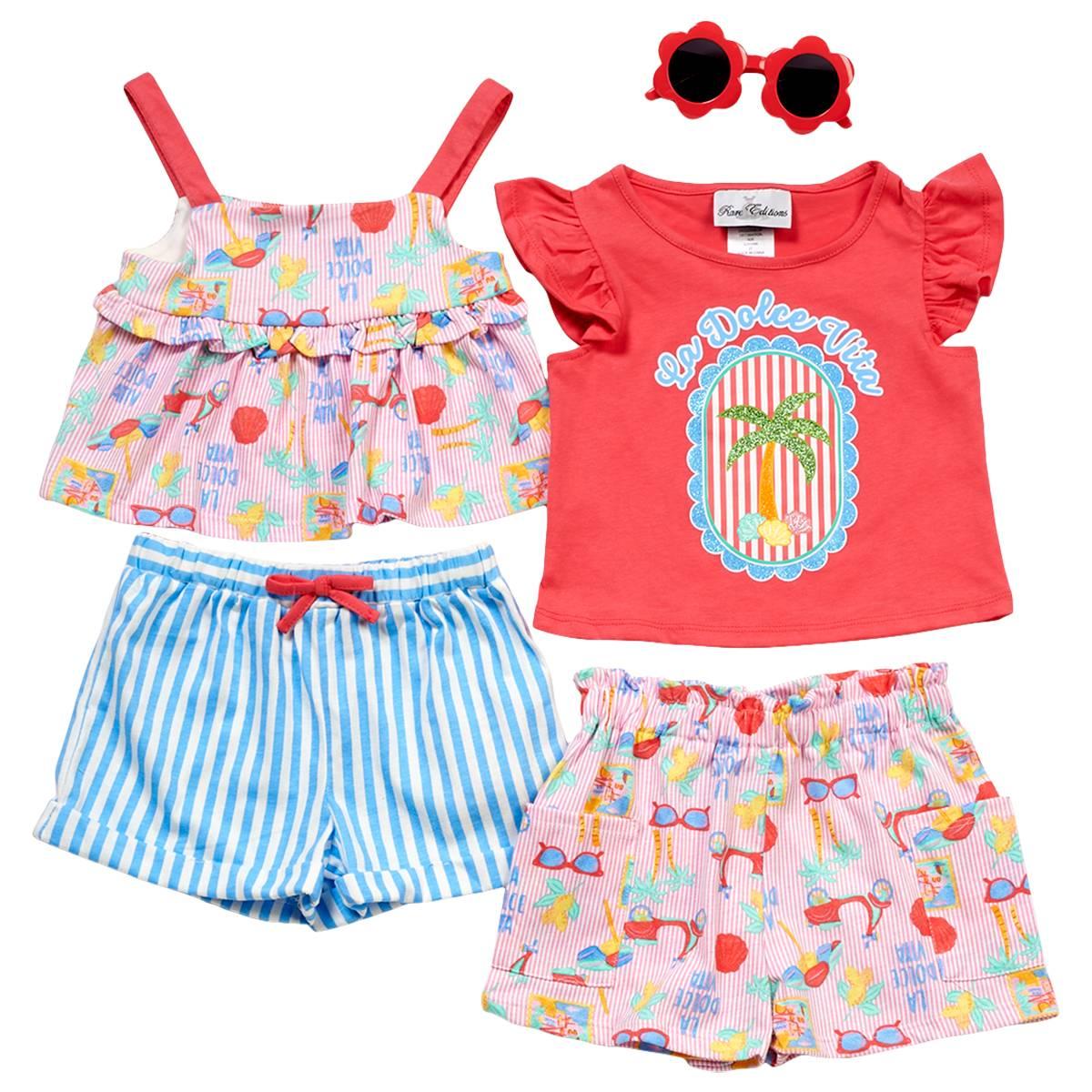 Click here for Toddler Girl Rare Editions 4pc. La Dolce Vita Top... prices