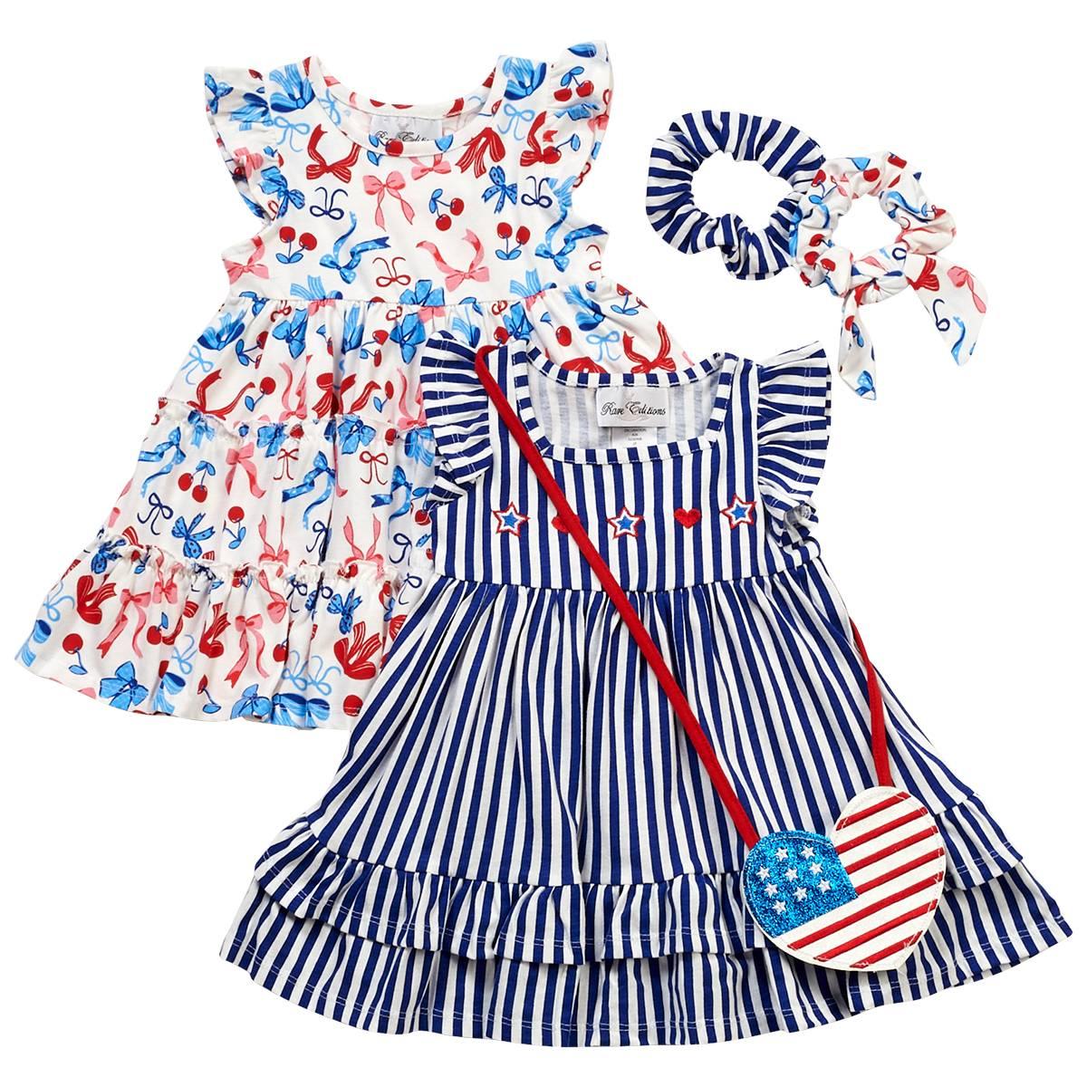 Click here for Toddler Girl Rare Editions 2pk. Americana Dresses... prices