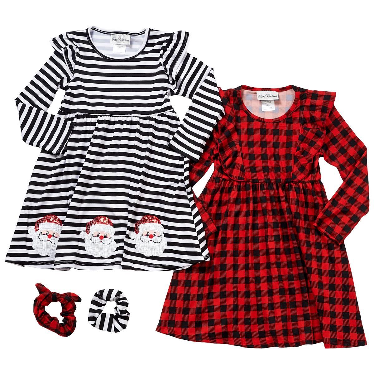 Click here for Girls (4-6x) Rare Editions 2pk. Striped Santa & Ch... prices